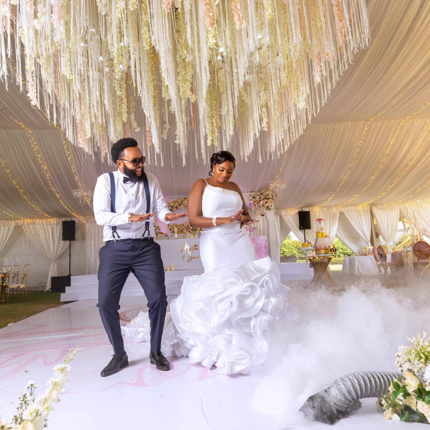 BABY ON THE WAY: Muthoni Mukiri and husband Isaac Njoroge are expecting ...