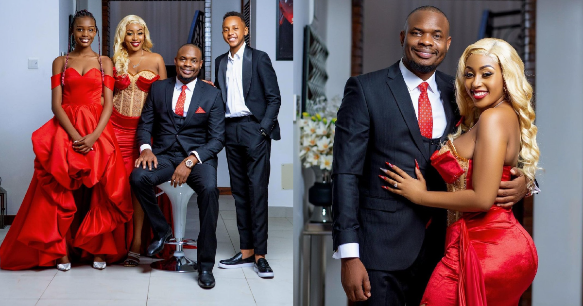 BIG FAMILY: Socialite Amber Ray and Boyfriend Kennedy Rapudo Blended ...